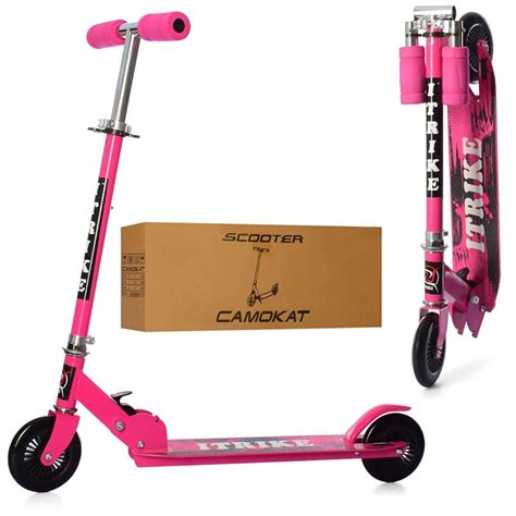 Самокат Двухколесный ITrike SR 2-001-P Руль от 73 до 83 См ПУ 120мм ...