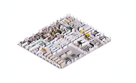 오피스 내부설명용 아이소메트릭 도면 제작·수정 포트폴리오 크몽