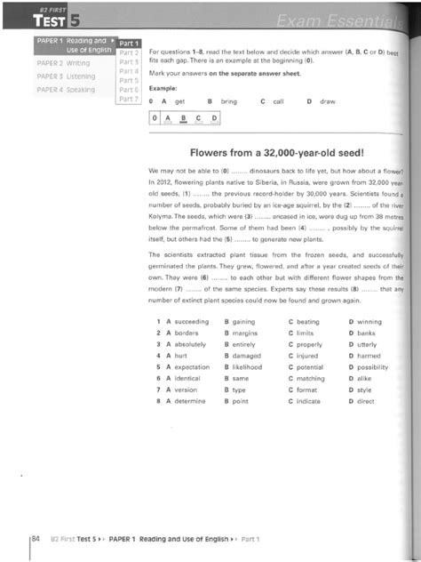 1 Essential Practice Tests Fce 2 Test 5 Pdf