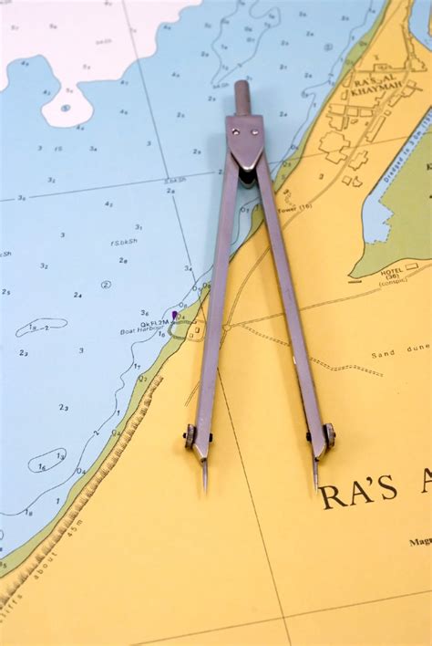 Compasses On The Sea Map Free Photo Download Freeimages