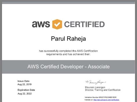 Parul Raheja On Linkedin Aws Acloudguru Awscertified Cloudcomputing