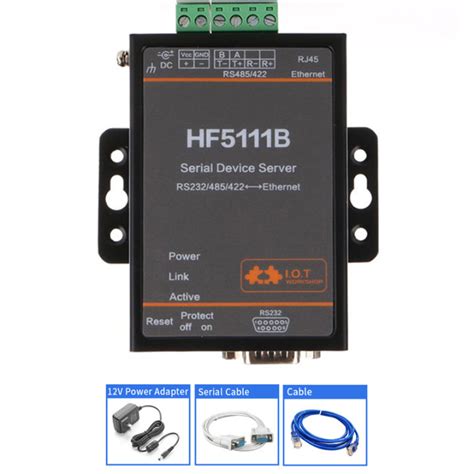 HF B Serial Server Serial Port Three In One RJ RS RS RS To Ethernet Serial Server