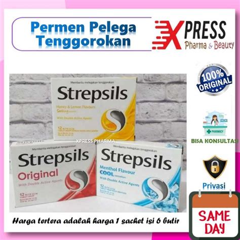 ⚡xpress⚡ Strepsils Tablet Hisap Strepsil Permen Lazada Indonesia