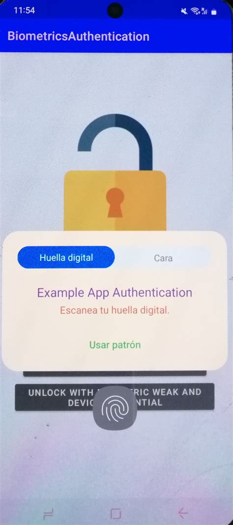 Github Janirefdezbiometricsauthentication Basic Android Example Where You Can Find How To
