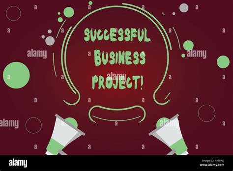 Handwriting Text Writing Successful Business Project Concept Meaning