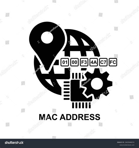 Mac Address Icon Isolated On Background Stock Vector Royalty Free 2403948233 Shutterstock