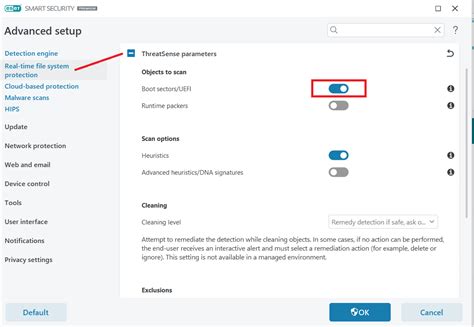 Can Antivirus Advanced Threat Protection Access Boot Sectors Eset Internet Security And Eset