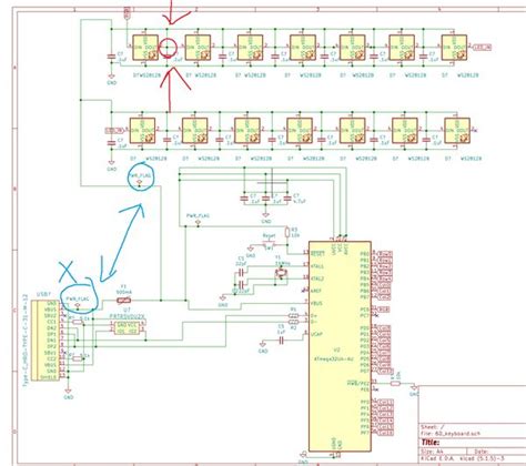 Keyboard Circuit Board Diagram