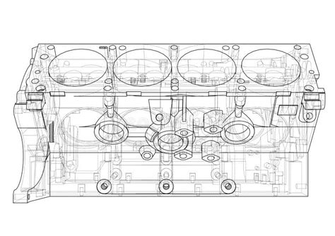 Engine Block Vector Stock Illustrations Engine Block Vector Stock Illustrations Vectors