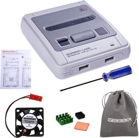 Geeekpi Retroflag Superpi Case Nespi Case Jcase Sfc Case Functional