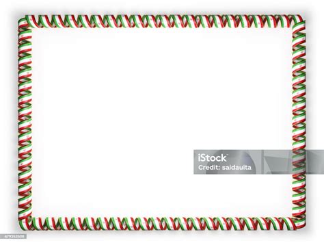 프레임과 리본 이란 플래그 황금 밧줄에서 테두리의 테두리 3 차원 일러스트 레이 션 공란에 대한 스톡 사진 및 기타 이미지 공란 교육 디자인 Istock