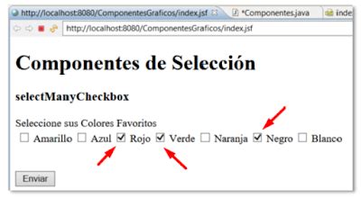 CoDejaVu Como Usar El H SelectManyCheckbox En JSF