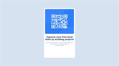Frontend Mentor Qr Code Component Using Htmlandcss Coding Challenge