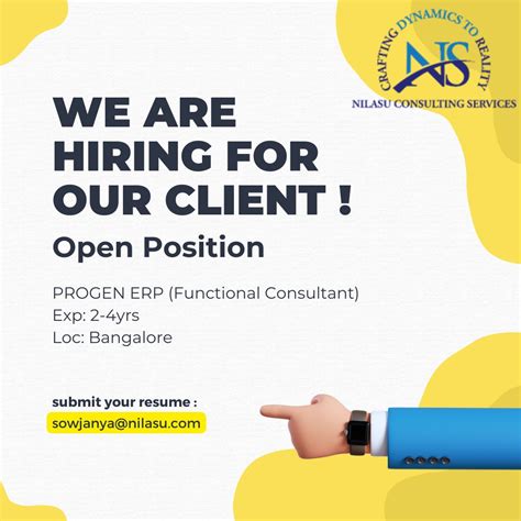 Progen Erp Progenerp Skills Skillsrequired Bangalorejobs Sowjanya Ravi