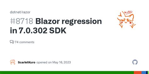 Blazor Regression In Sdk Issue Dotnet Razor Github