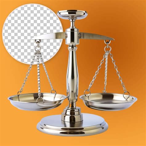 Balance Scale Premium Ai Generated Psd