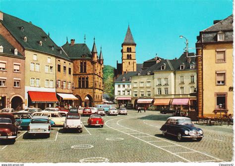 Echternach Echternach Luxembourg Place Du Marché En 1975 Nombreuses Voitures