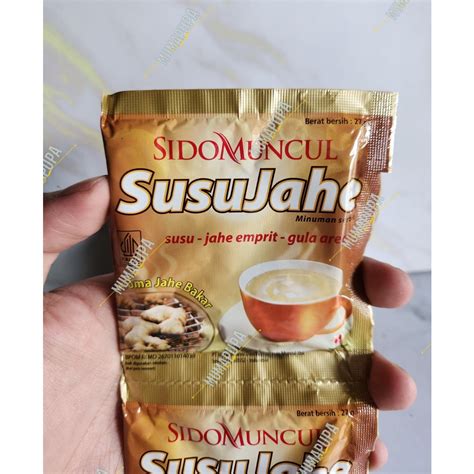 Jual Susu Jahe Susu Jahe Sidomuncul 1 Renteng Isi 10 Sachet Shopee