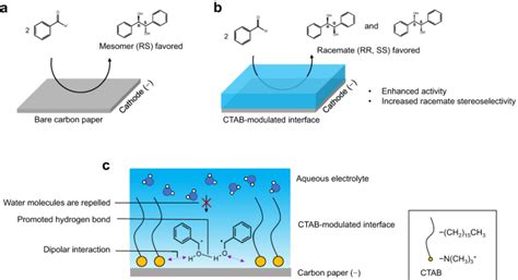 Electrochemical Carboncarbon Coupling With Enhanced Activity And Racemate Stereoselectivity By