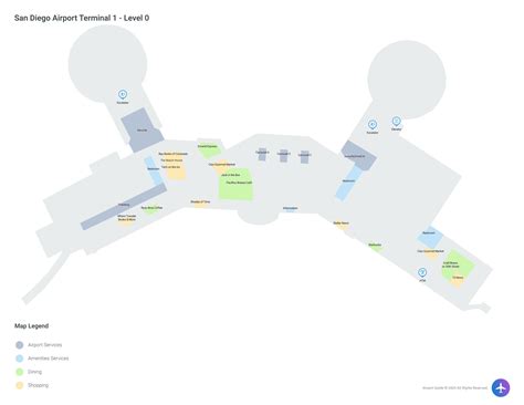 San Diego Airport San Maps