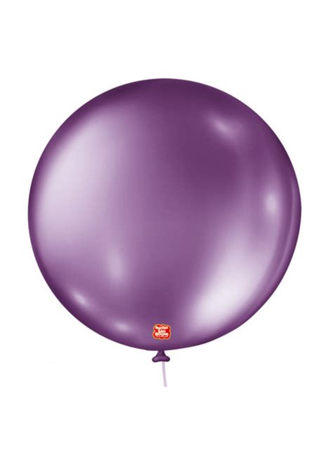Balões De Látex Roxo Metálico 05 Polegadas 13cm São Roque