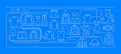 웹 페이지 헤드 라인 브로셔 연례 보고서 및 책 표지를위한 Clothing 관련 배너 디자인 상징에 대한 스톡 벡터 아트 및 기타 이미지 Istock