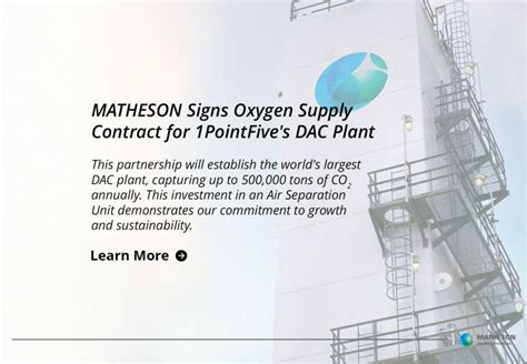 Matheson On Linkedin Matheson Teams With 1pointfive In Landmark Carbon