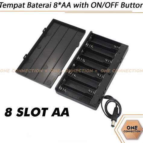 Jual Kotak Baterai Tutup Aa Tempat Baterai Aa Battery Holder Box Case Onecon Shopee