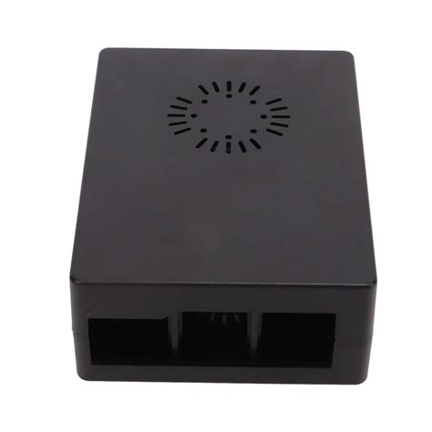 Raspberry Pi ABS Case Support BuiltIn Cooling Fan Black Case