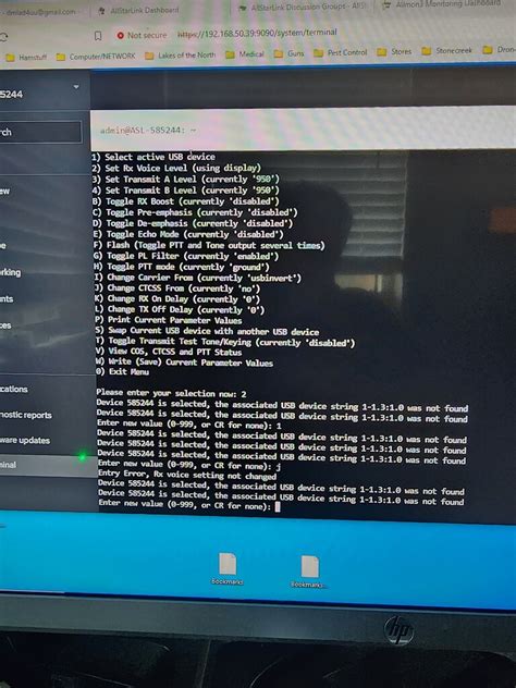 Not Able To Use Asl3 Allmon3 Or Cli Tune After Reboot Archive