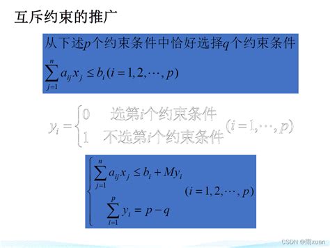 优化：线性规划 整数规划应用及模板 通过引入松弛变量可以将原问题可行域扩展到更大的空间 csdn博客