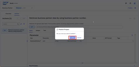 9 Create Action To Get Data From Sap S4hana Cloud Sap Tutorials