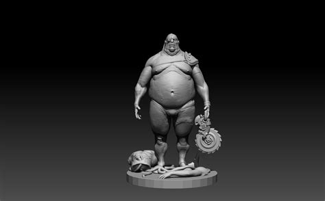 Fat Gory Cyborg Stl Model For 3d Printing Etsy