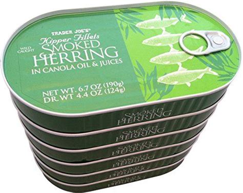 Trader Joes Kipper Fillets Smoked Herring 6 Pack Trader Joes