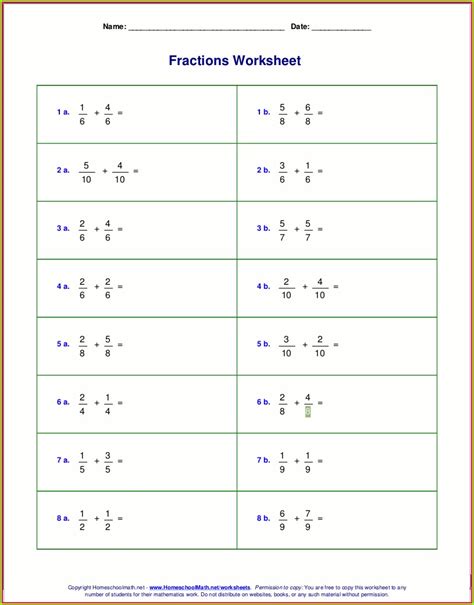 Cross Simplifying Fractions Worksheet Printable Word Searches
