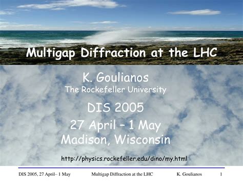 Ppt Multigap Diffraction At The Lhc Powerpoint Presentation Free
