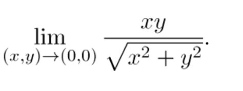 Solved Functions Of Several Variables Find The Limit If