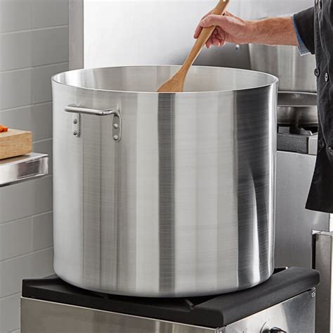 Choice 100 Qt Stock Pot With Cover Heavy Weight Aluminum