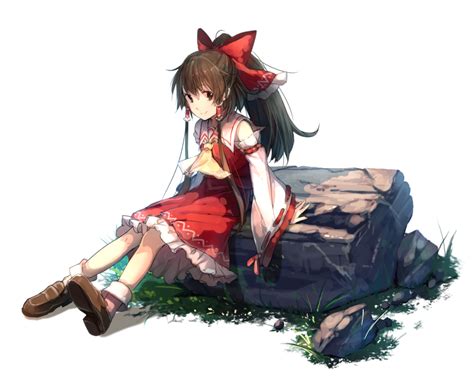 Hakurei Reimu Touhou Drawn By Eho Icbm Danbooru