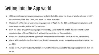 Basic IOS Training With SWIFT Part PPT