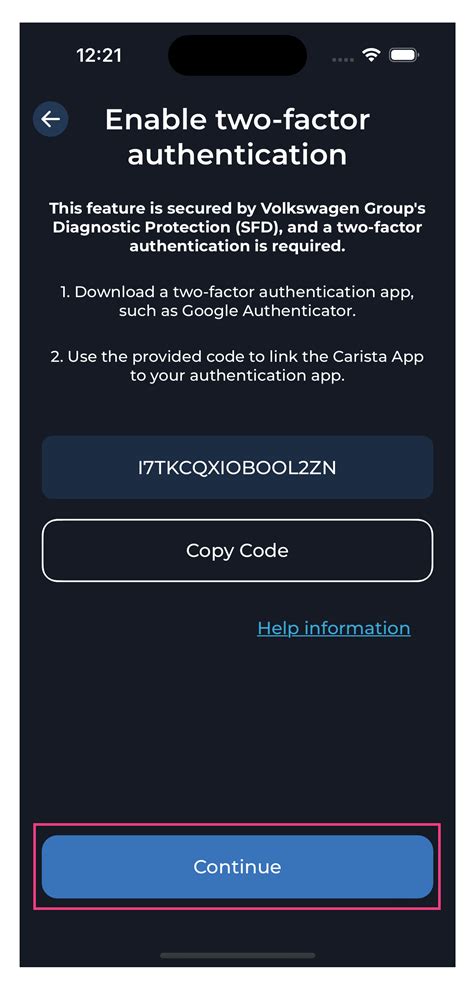 How To Set Up Two Factor Authentication On Ios Carista
