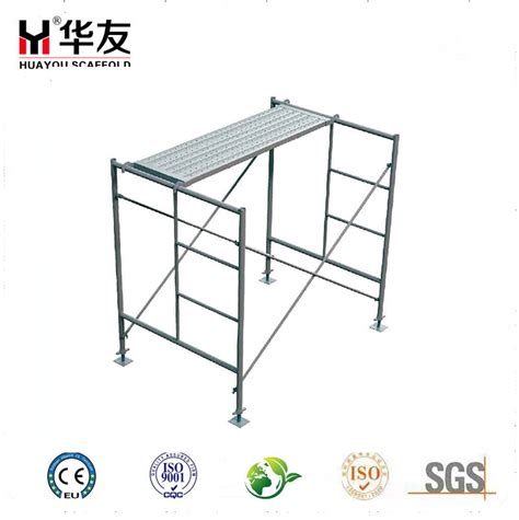 Construction Frame Scaffold Main Frame Scaffolding Cross Brace Ladder Joint Pin H Frame