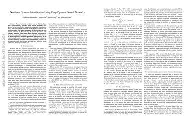 Nonlinear Systems Identification Using Deep Dynamic Neural Networks