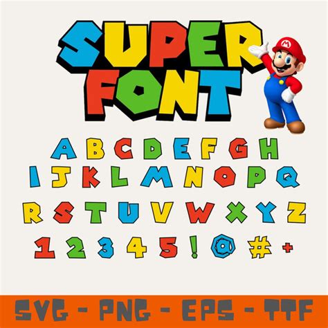 Super Mario World Font Logo For Super Mario World Widescreen By