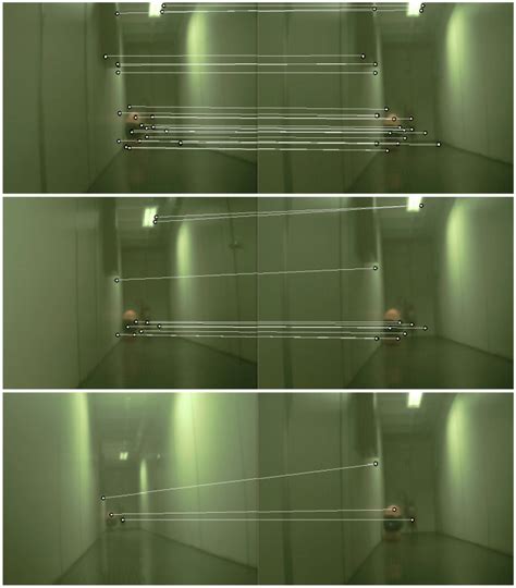 This Figure Shows 3 Results Of The Surf Matching Algorithm With Paired