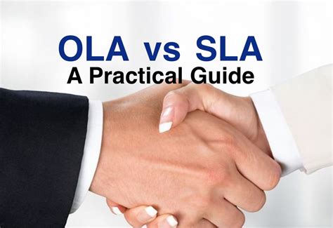 Operational Level Agreement And Service Level Agreement Ola Vs Sla Guide