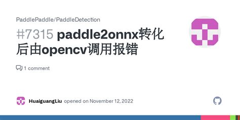 Paddle Onnx Opencv Issue Paddlepaddle Paddledetection Github
