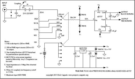 TRUE RMS TO DC Adapter Basic Circuit Circuit Diagram SeekIC Com