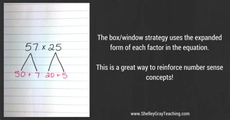 Using The Area Model For Multi Digit Multiplication Shelley Gray
