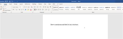Solved AutoSave Off Document1 Word File Home Insert Design Chegg